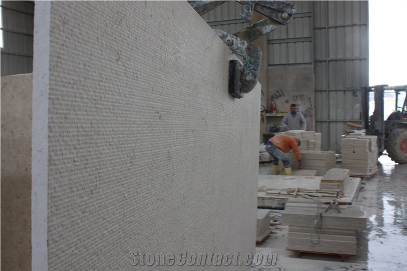 Jerusalem White Limestone Scratch Slabs, Israel White Limestone from ...