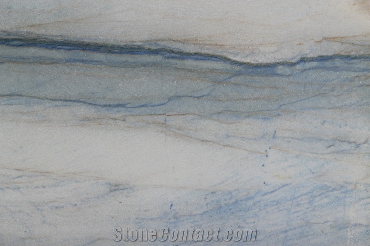 Azul Macaubas Blue Quartzite Slabs from China - StoneContact.com