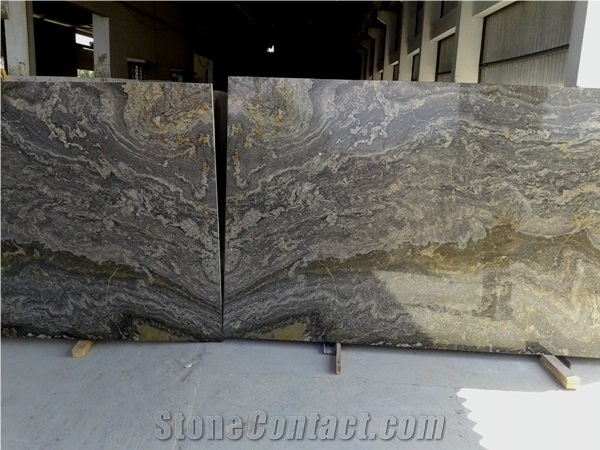 Golden Thunder Granite Slabs & Tiles from India - StoneContact.com