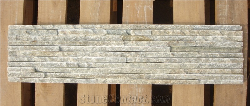 P014 Beige Slate Wall Cladding Panels, Slate Culture Stone Wall Tiles ...