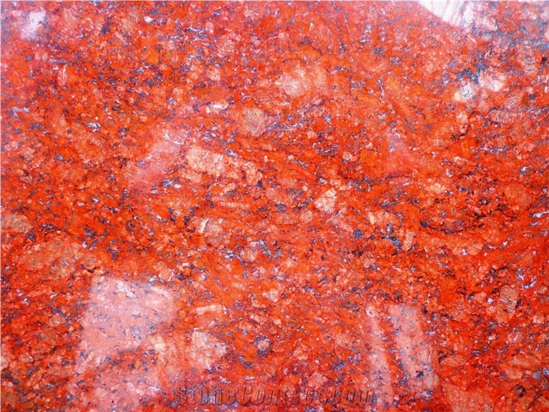 Red Granite: Kesri Red (Jhansi Red) Slabs & Tiles, India Red Granite ...