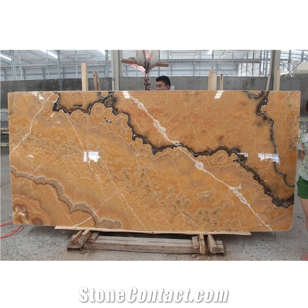 Alabaster Onyx Transparent Slabs from China - StoneContact.com Alabaster Onyx Transparent Slabs from China - StoneContact.com