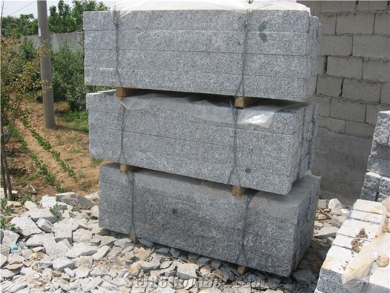Grey Granite Road Edge Stone, G341 Grey Granite Kerbstone from China ...