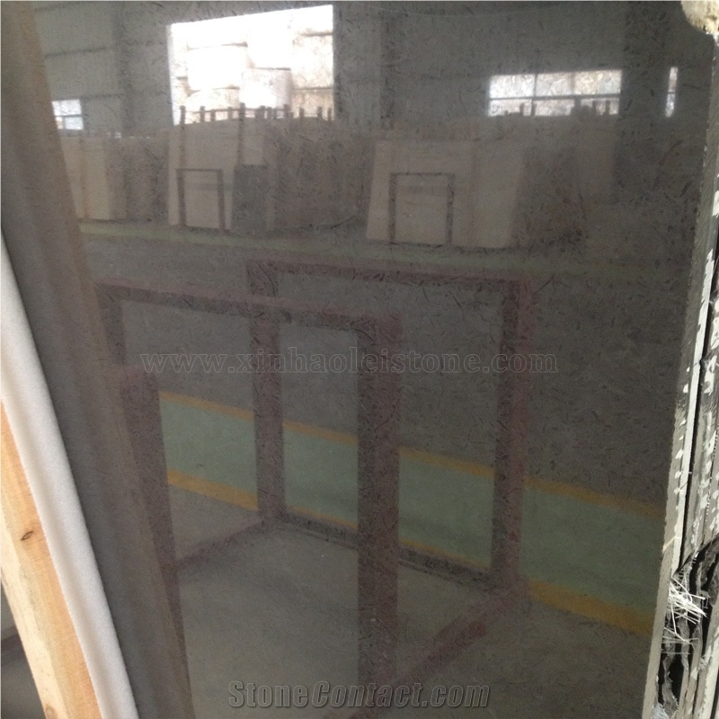 Icy Grey Marble Slabs from China - StoneContact.com