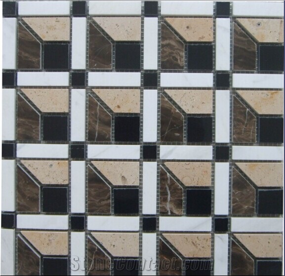 Floor Mosaic Pattern Tiles from China - StoneContact.com