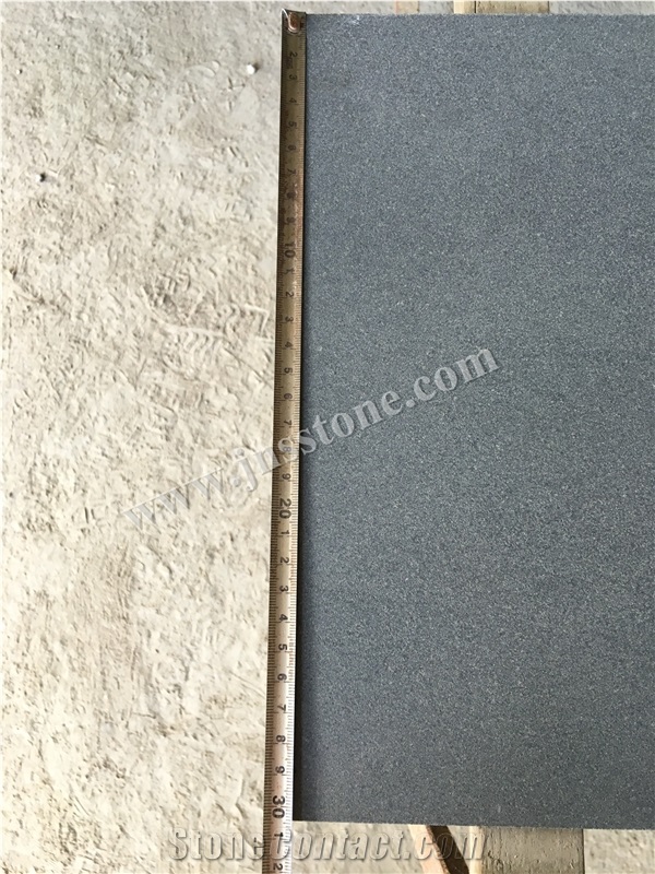 Honed & Sealed Basaltinal Tiles, Inca Grey, Basalto, Hainan Grey Basalt ...