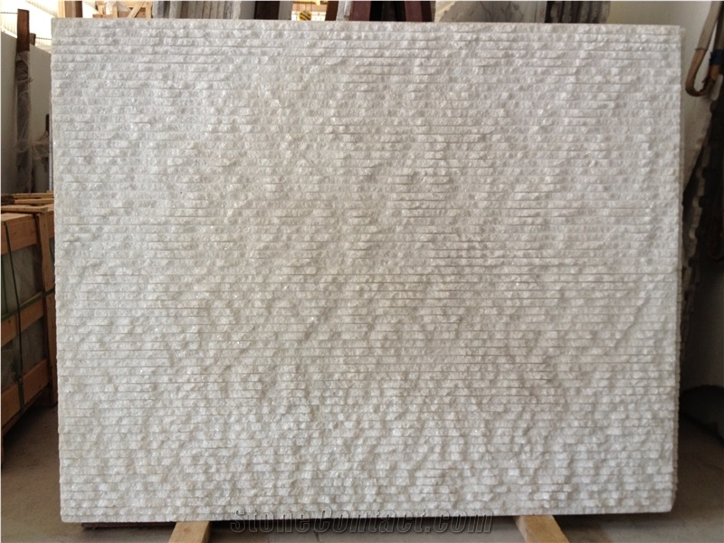 Beautiful Decorative Chiselled White Marble from China - StoneContact.com