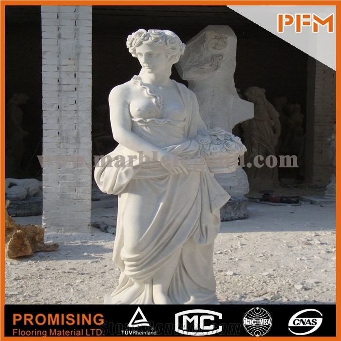 Beautiful White Marble Human Statue,Hunan White Marble Sculpture from ...