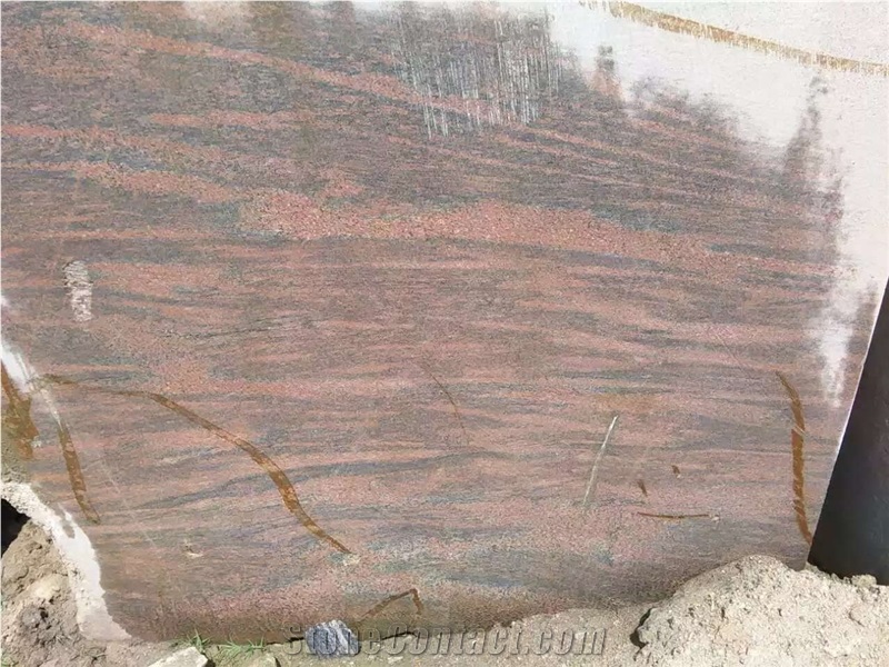 Multi Color Red Slabs & Tiles from China - StoneContact.com