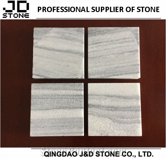Sawn Cut Grey Vein Marble Tiles/ Cheap Grey Vein Marble Pavers from ...