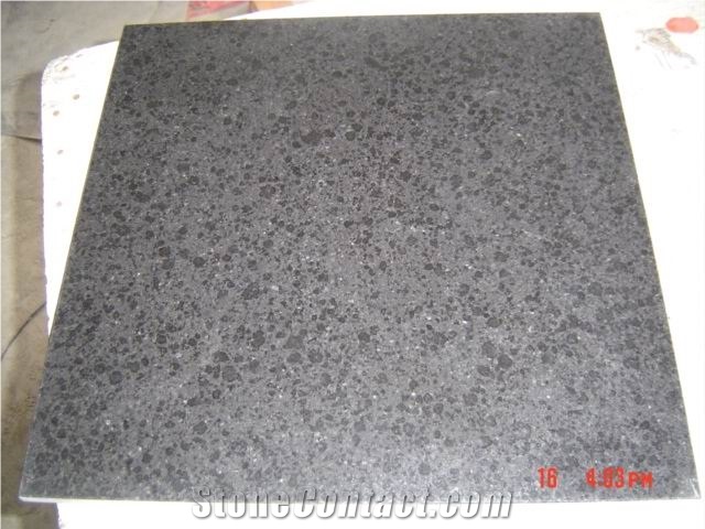Black Basalt Wall Cladding Or Paving Tiles - Natural Stone - StoneContact.com