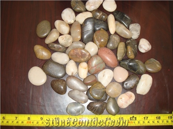 Mixed Polished Pebble Stone for Garden Step Road Paving,Swimming Pool ...