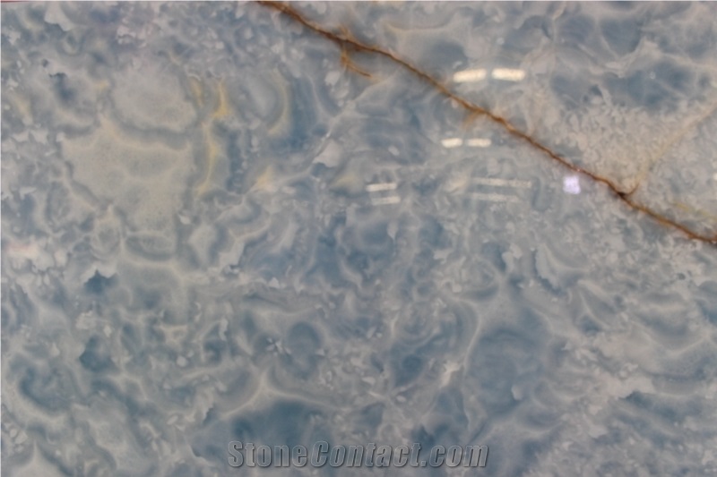 Pakistan Bule Onyx Polished Slabs, Blue Onyx Slabs from China ...