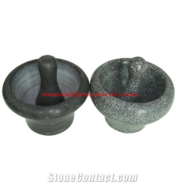 Conical Black Marble Mortar and Pestle from China - StoneContact.com Conical Black Marble Mortar and Pestle from China - StoneContact.com