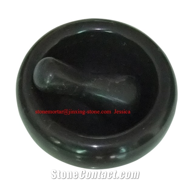Conical Black Marble Mortar and Pestle from China - StoneContact.com Conical Black Marble Mortar and Pestle from China - StoneContact.com