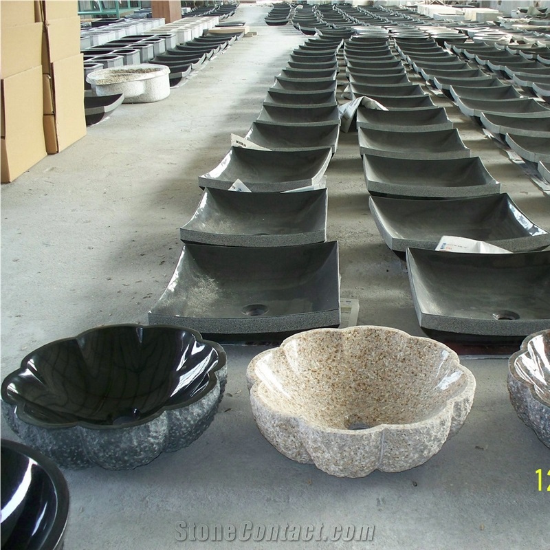 China Granite Nature Stone Wash Bain for Bathroom from China ...