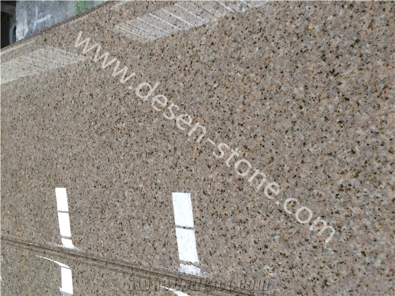 G682 Sunset Gold Granite Slabs&Tiles, G682 Rusty Yellow/Golden Rust ...