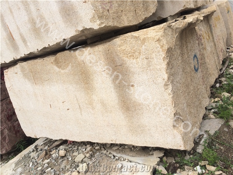 G682 Sunset Golden Rusty Yellow Granite Stone Blocks from China ...