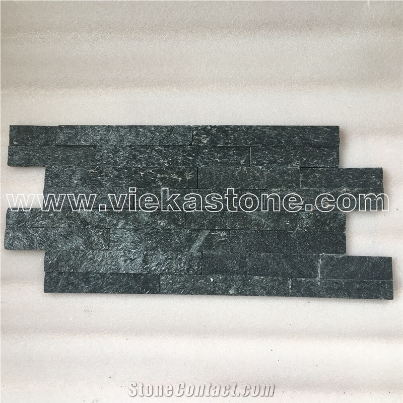 Black Quartzite Building Exterior Wall Cladding Panel - StoneContact.com