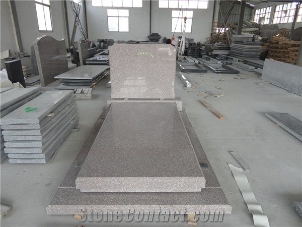 G617 Pink Granite Tombstone & Monument,G617 Poland Tombstones Granite ...