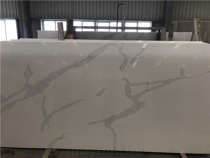 Calacatte White Quartz Slabs, Calacatte Quartz Tiles, Calacatte ... Calacatte White Quartz Slabs, Calacatte Quartz Tiles, Calacatte ...