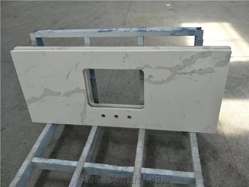 Calacatte White Quartz Slabs, Calacatte Quartz Tiles, Calacatte ... Calacatte White Quartz Slabs, Calacatte Quartz Tiles, Calacatte ...