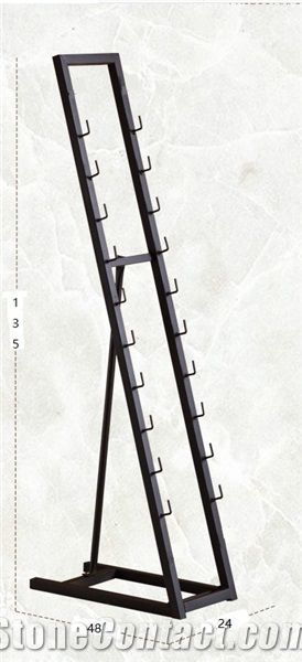 Quartzite Landscaping Display Stand Rack - StoneContact.com