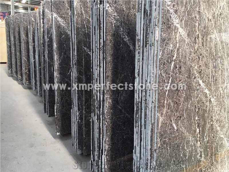 Hang Grey Marble Big Slabs/Hangzhou Grey Marble for Wall/Polished Hang ...
