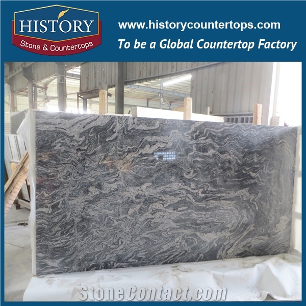 Multicolor Grain / Sand Ripple Granite Slabs Cheap Prices Flooring ...