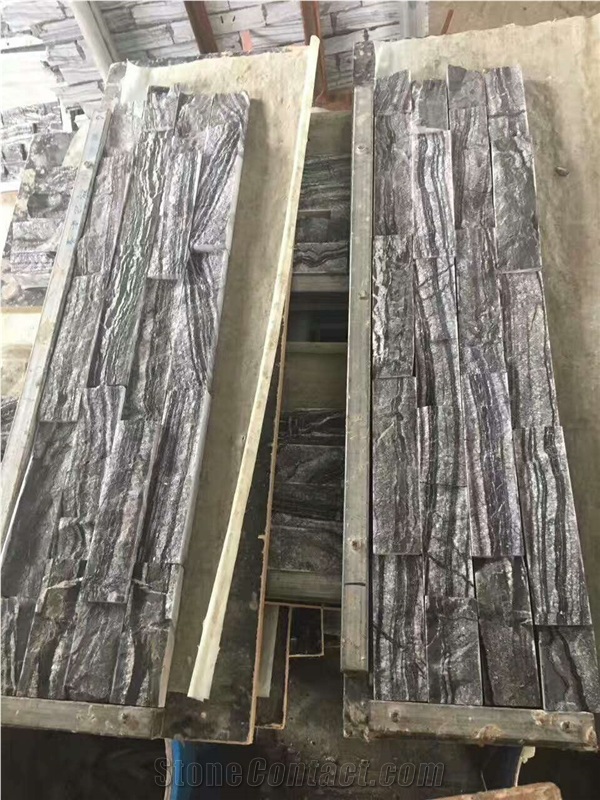 Culture Stone Wall Cladding, Black Marble Wall Cladding from China ...