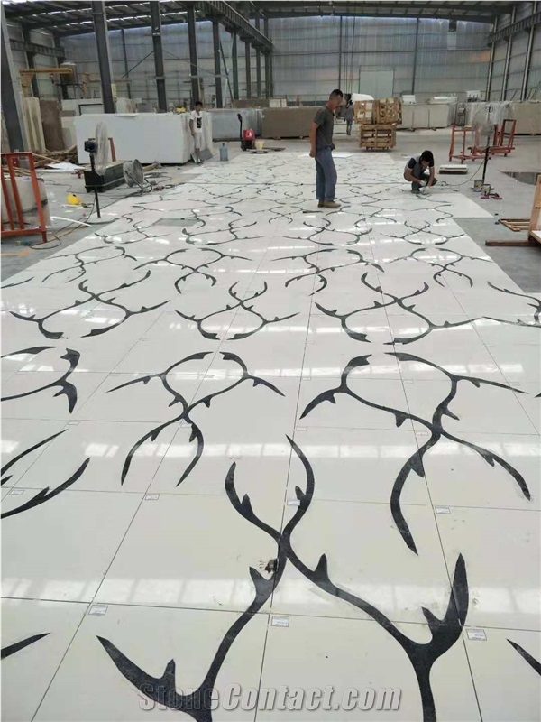 Own Factory Marble Water-Jet Pattern for Floor from China ...