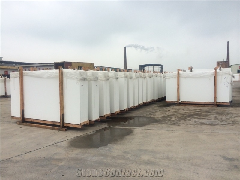 Pure White Nano Crystallized Glass Stones Panels from China ...