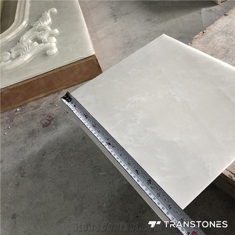 White Faux Onyx Slab Alabaster Stone for Bar Counter from China ...