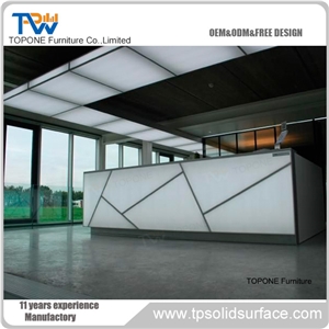 Perfect Design Solid Surface Reception Counter from China ...
