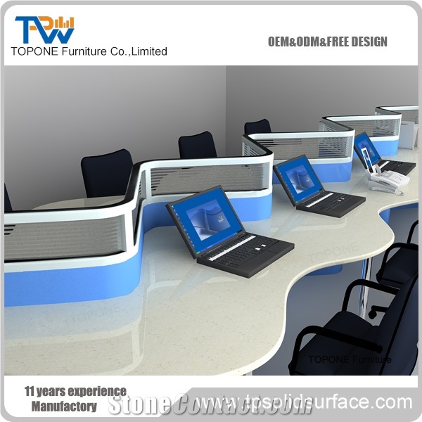 Modern White Office Table for Boss from China - StoneContact.com