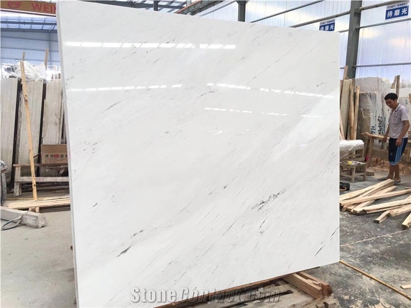 Polaris White Marble, Pollaris,Slab Polished Wall&Floor Cut to Sizes from China - StoneContact.com