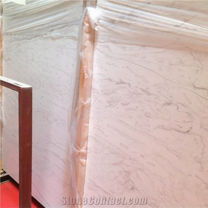 White Marble Branco Imperial Slabs - Natural Stone - StoneContact.com