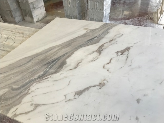 Volakas Marble Open Book Slabs from Greece - StoneContact.com
