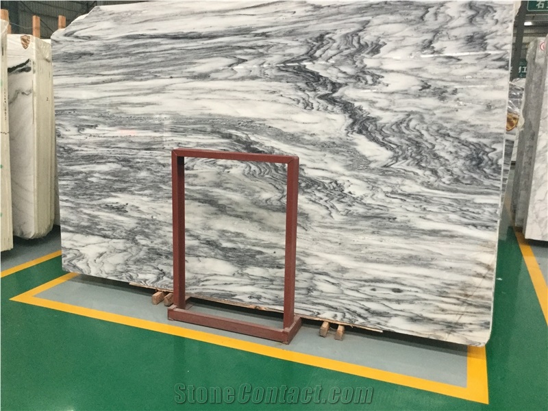 Versace Grey Cloud River Marble Slabs,Wall Floor Polished Tiles from ...