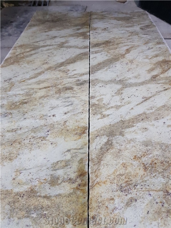 Andromeda Gold Granite Slabs from Sri Lanka - StoneContact.com