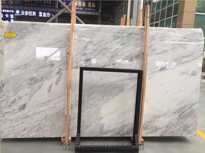 Factory Supply Flow White Marble Slabs & Tiles from China ...