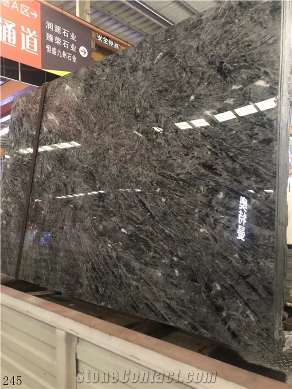 Aliveri Marble Greek Grey Fox Stone Slab Walling from China ...