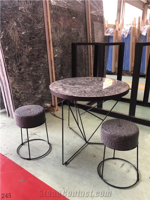 Aliveri Marble Greek Grey Fox Stone Slab Walling from China ...