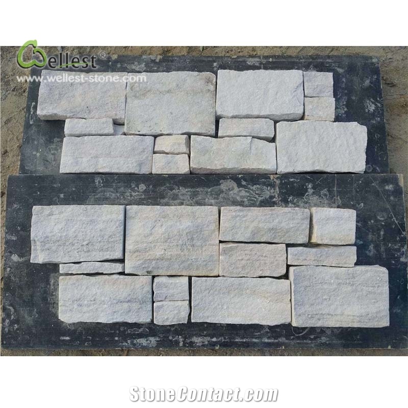 Beige Thick Ledgestone Quartzite Cultured Stone from China ...
