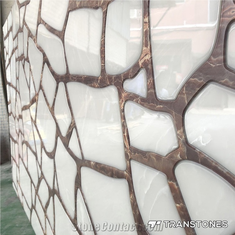 Decorative Stone Wall Translucent Faux Onyx Sheet from China ...