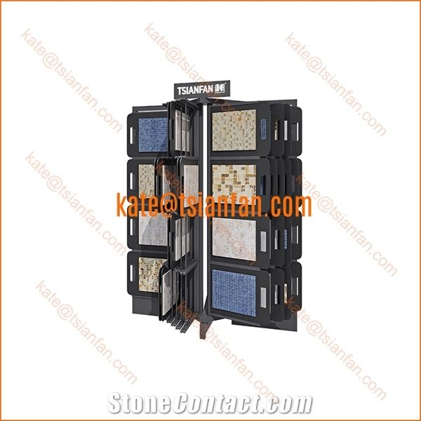 Mosaic Tile Showroom Wing Display Stand from China - StoneContact.com