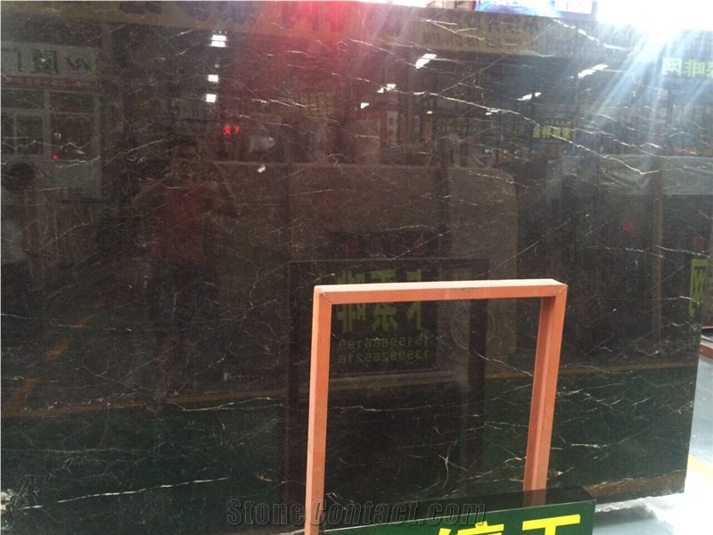 Natural Black Saint Laurent Marble from China - StoneContact.com