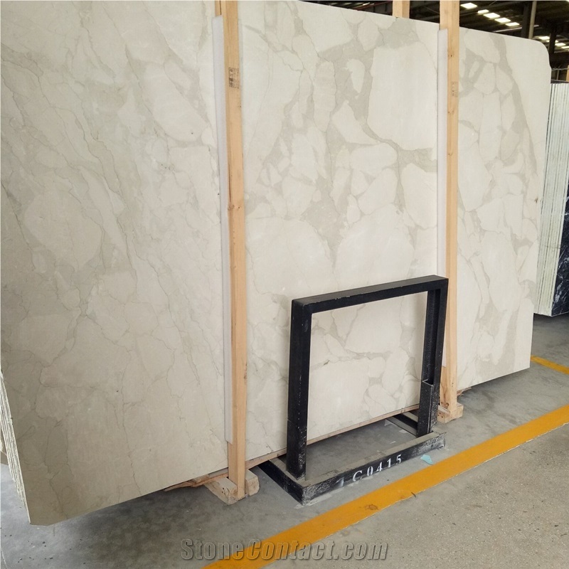 Natural Stone Italy Calacatta Beige Marble Slabs from China ...