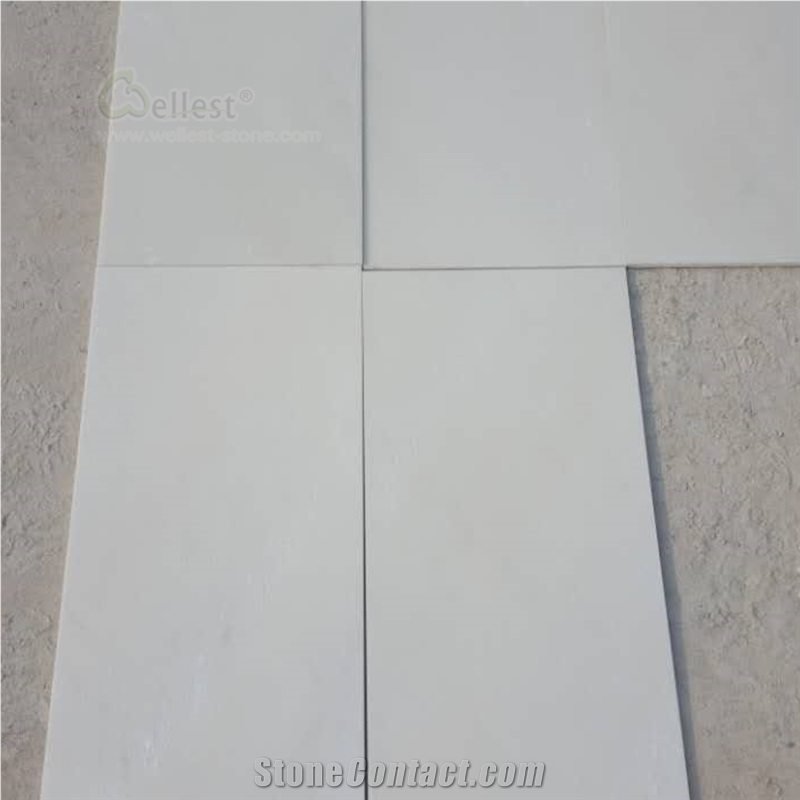 Pure White Matte Finish Quartzite Floor Wall Tiles from China ...