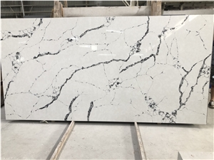 Calacatta Lago Quartz Slabs from Malaysia - StoneContact.com